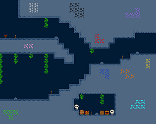 几种1bit黑白像素图形用户界面GUI生命条素材-像素实验室